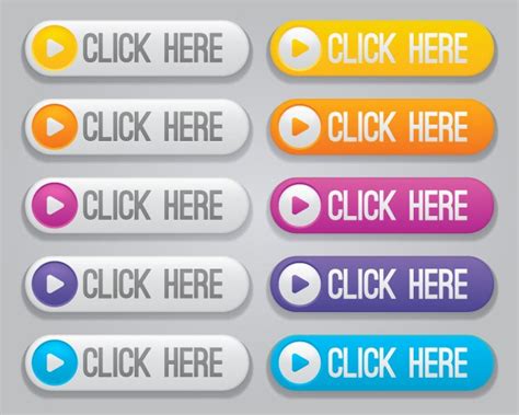 Click Here Button Vector Images Over 4800