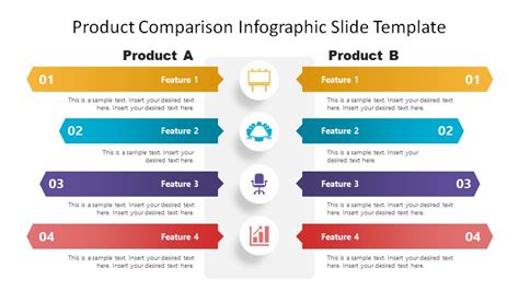 Product Comparison Infographic Slide Template For PowerPoint