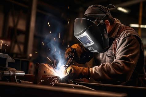 Premium Photo Welding Work Generative Ai