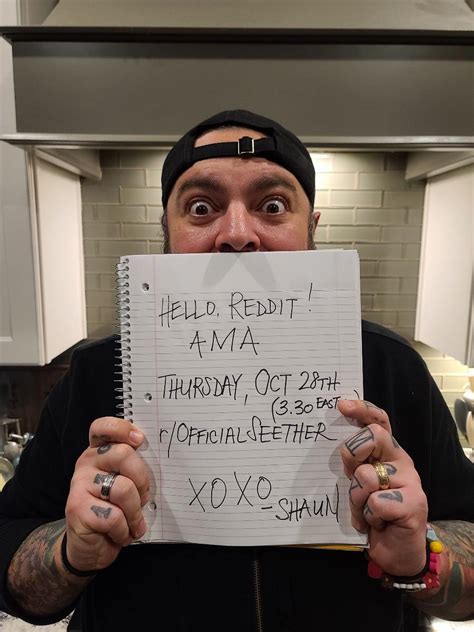 This Is Shaun A Singer Songwriter ＆ Musician In The Band Seether Ama Rmusic