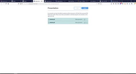 Help Help Fileupload Has Stoped Working · Issue 8768 · Bigbluebuttonbigbluebutton · Github