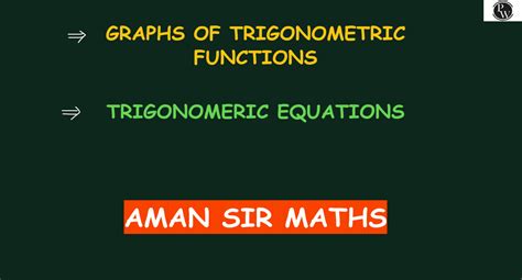 SOLUTION: graphs of trigonometric functions trigonometric equations syllabus complete pace ...