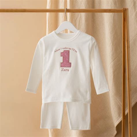 Personalised When I Wake Up Birthday Sparkle Pyjamas By Royelle Stevens