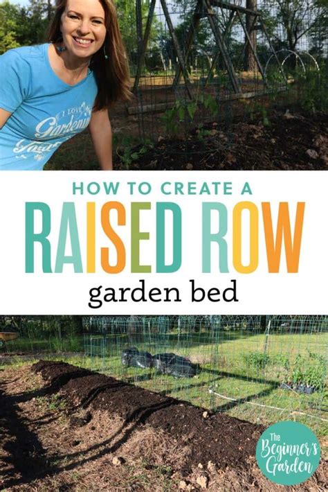 Creating A Raised Row Garden Bed The Beginner S Garden