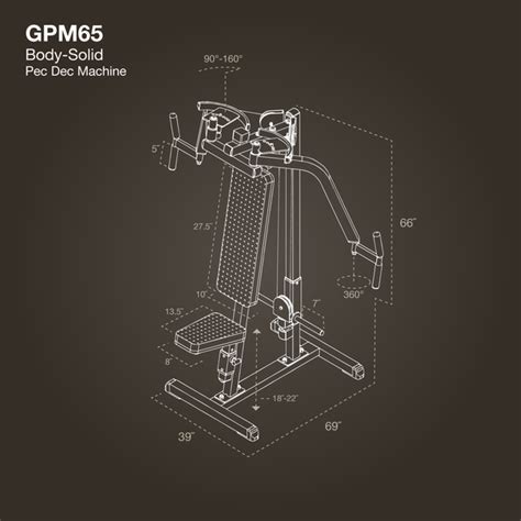 Gpm65b Pec Dec Machine Black Pure Craft Industries