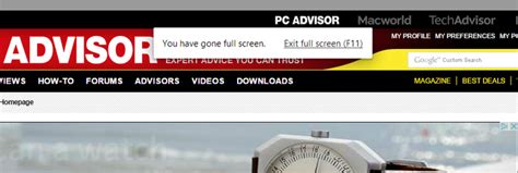 How To Get Out Of Fullscreen Mode In Windows Tech Advisor