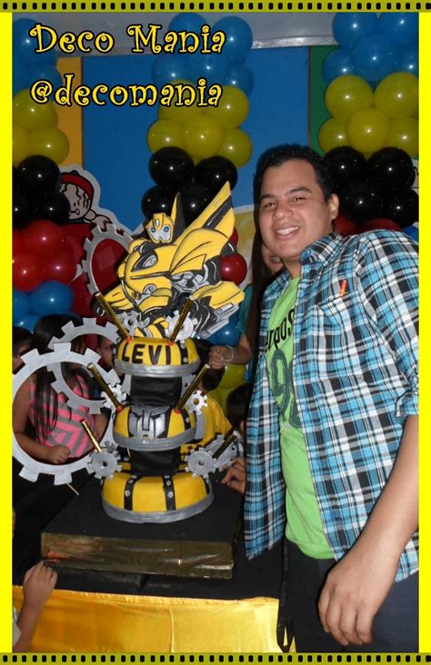 Fiestas Deco Mania Fiesta De Transformers Bumblebee Megatron Optimus Prime
