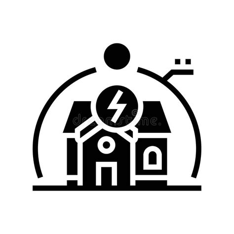 Energy Modeling Audit Glyph Icon Vector Illustration Stock Illustration