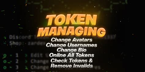 Token Manager Customize Your Tokens — Zardex