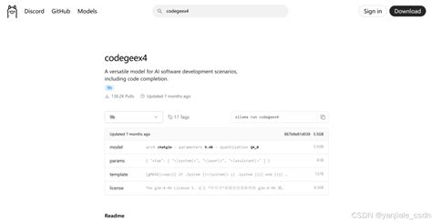 离线部署 codegeex4 windows版本 codegeex离线使用 csdn博客