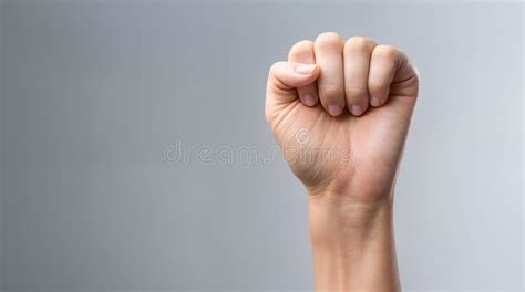 Woman Clenched Fist Stock Illustrations 672 Woman Clenched Fist Stock