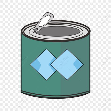 녹색 원통형 캔 클립 아트 초록 푸른 깡통 Png 일러스트 무료 다운로드 Lovepik