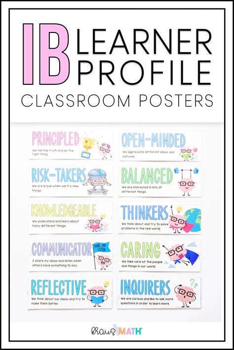 Ib Learner Profile Classroom Posters Kraus Math Ib Learner Profile