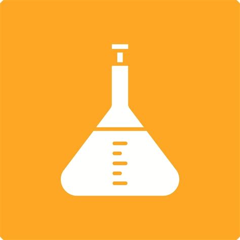 Premium Vector Volumetric Flask Icon