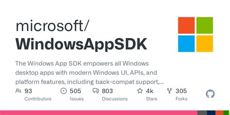 GitHub Microsoft WindowsAppSDK The Windows App SDK Empowers All Windows Desktop Apps With