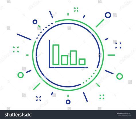 Histogram Column Chart Line Icon Financial Stock Vector Royalty Free 1366080071 Shutterstock