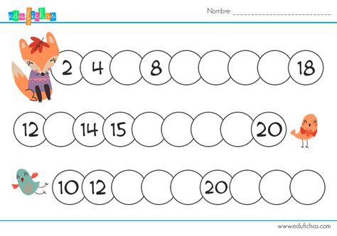Series Numéricas Ejercicios de Lógica para Niños Descargar PDF