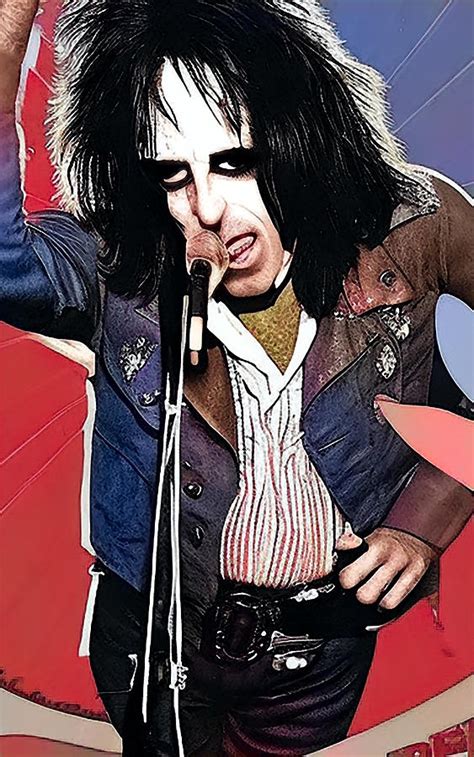 Alice Cooper Singer Digital Art By Edgar Dorice Pixels