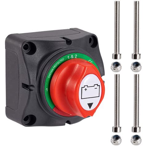 1 2 Both Off Battery Disconnect Switch 12v 24v 48v Master Isolator Cut