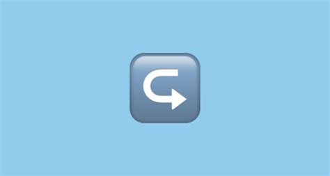 ↪️ Left Arrow Curving Right Emoji On Apple Ios 122