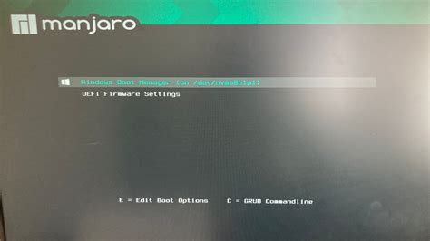 cannot boot into manjaro after timeshift restore support manjaro