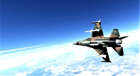 F 16c 18th Aggressor Squadron Bdu Splinter Skin For Microsoft Flight