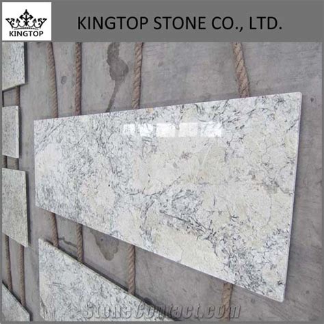 Brazil Blue Ice Granite Prefab Kitchen Countertop Islands Top From