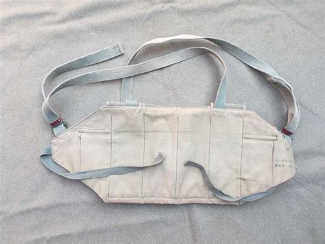 Kit 100 Original Canvas Chicom 4 Cell Ak Mag Chest Webbing In Very Good Clean Condition Ink