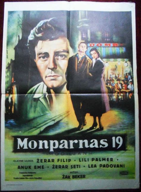 Original Movie Poster Modigliani Amants De Montparnasse G Rard