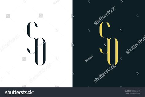 Minimalist Abstract Line Art Letter Logo Stock Vector Royalty Free Shutterstock