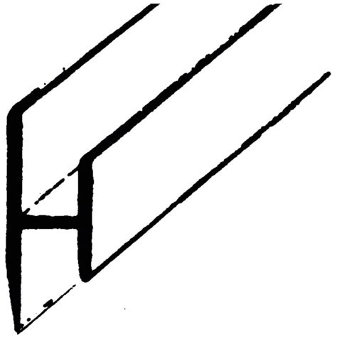 Profil Dassemblage Plat Gris