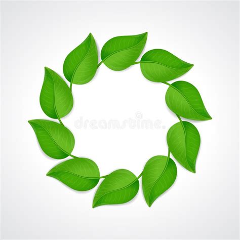 Leaf Border Stock Vector Illustration Of Grunge Decoration 5476186