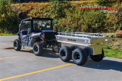 Atv Pull Trailer Marlon Atv 1605 Aluminum Body And 2 Ball Coupler