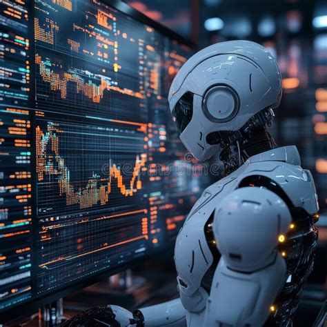 Robot Data Analyst Stock Illustration Illustration Of Analysis 335539625