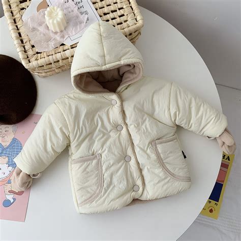 Winter Pasgeboren Mode Warm Houden Gewatteerde Jas Grandado