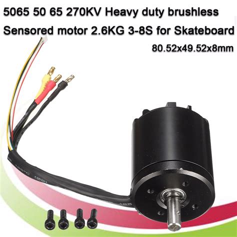 5065 50 65 270KV Pesado Dever Brushless Sensored Motor 80A 3 8S Para