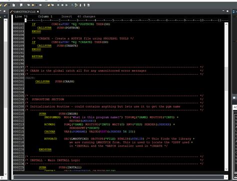 IBM CL Control Language Layout With RDi Rational Developer Nick
