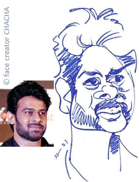 Prabhas Caricature Sketching Caricature Caricature Sketch Sketches
