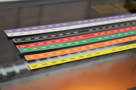 Excel Bespoke Laser Engraved Labelling