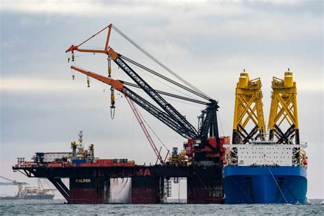 First Ten Jacket Foundations Installed At Neart Na Gaoithe Offshore Wind Farm Offshore Wind