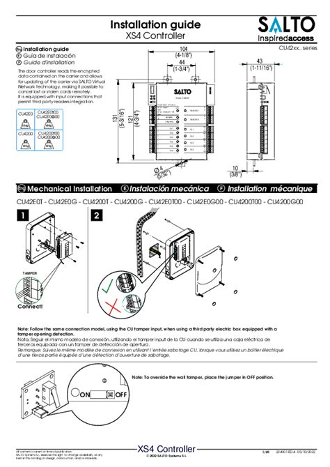 SALTO Auxiliary And SVN Online Controller Installation Guide Salto