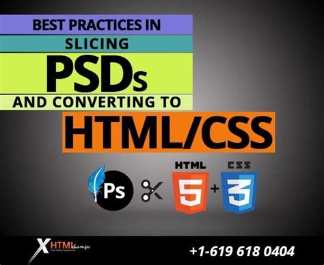 Best Practices In Slicing Psds And Converting To Htmlcss Coding For
