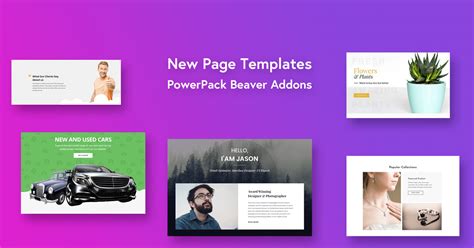 Introducing 8 New Page Templates To The Powerpack Template Library
