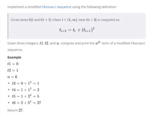 HackerRank Fibonacci Modified Problem Solution TheCScience