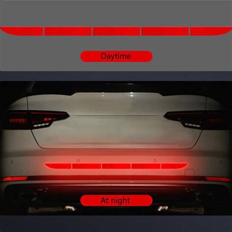 Jual Stiker 3D Reflector Bumper Sticker Reflektor Belakang Mobil