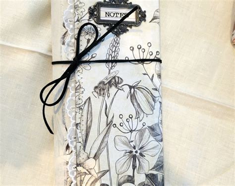 Tall Thin Wrap Writing Junk Journal Handy For A Tn Diary Do Your Own Decorating Etsy