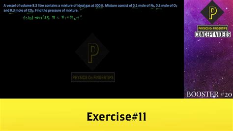 Class 11 Physics Kinetic Theory Of Gases 20 Exercise11 For Neet