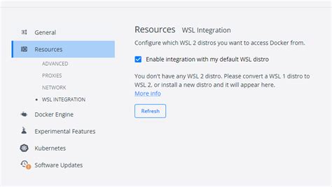 The Command Docker Could Not Be Found In This WSL 1 Distro