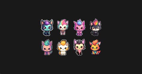 Mohawk Cats Feline T Shirt Teepublic