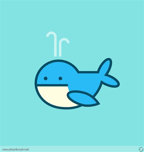 고래 캐릭터 일러스트 Ai 무료다운로드 Free Whale Character Download Urbanbrush